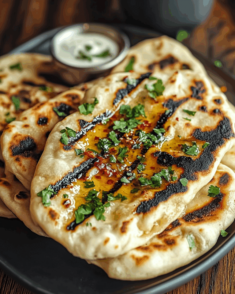 Grilled Naan (Indian Flatbread)