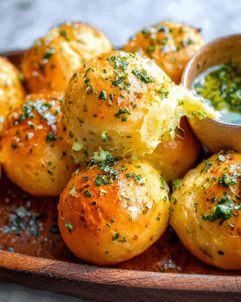 Dough Balls With Garlic Butter
